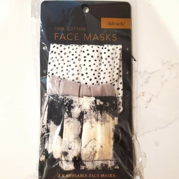 Kitsch | Accessories | Kitsch 3 Pack Neutral Masks | Poshmark